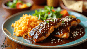 Rich and Flavorful Chicken Mole Recipe - Forks & Figs