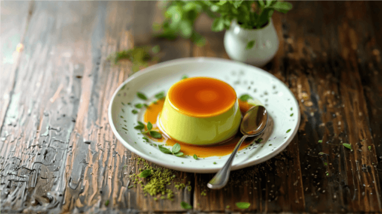Matcha Green Tea Flan: A Creamy, Earthy Dessert - Forks & Figs