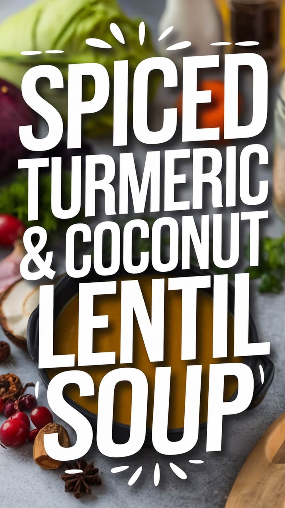 Golden Turmeric & Coconut Lentil Soup - Forks & Figs