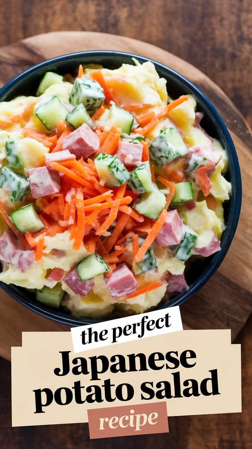 Creamy & Tangy Japanese Potato Salad - Forks & Figs