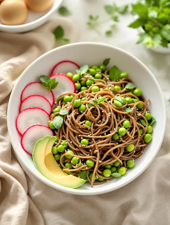 Asian Sesame Soba Noodles Recipe - Forks & Figs