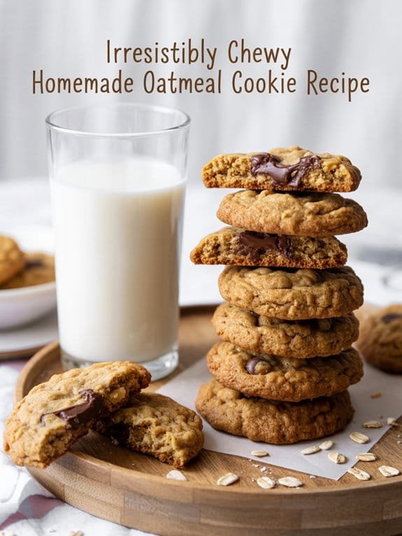 Irresistibly Chewy Homemade Oatmeal Cookie Recipe - Forks & Figs