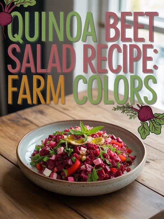 Quinoa Beet Salad Recipe: Farm Colors - Forks & Figs