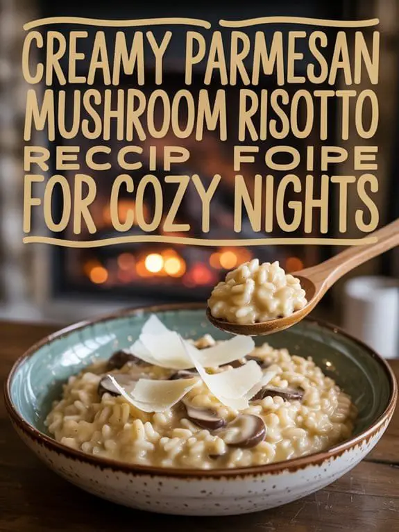 Creamy Parmesan Mushroom Risotto Recipe For Cozy Nights - Forks & Figs