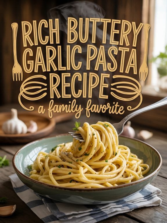 Rich Buttery Garlic Pasta Recipe: A Family Favorite - Forks & Figs