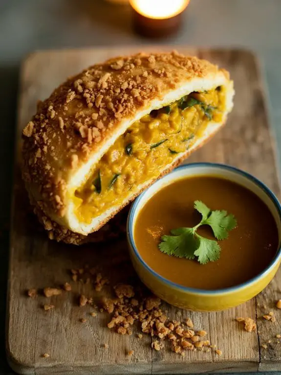 Golden Crispy Japanese Curry Bread Recipe (Kare Pan) - Forks & Figs