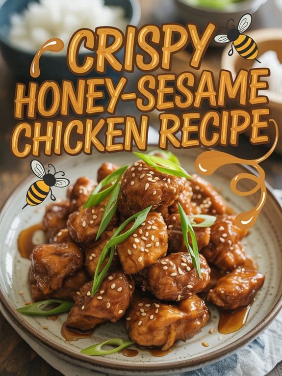 Crispy Honey-Sesame Chicken Recipe - Forks & Figs
