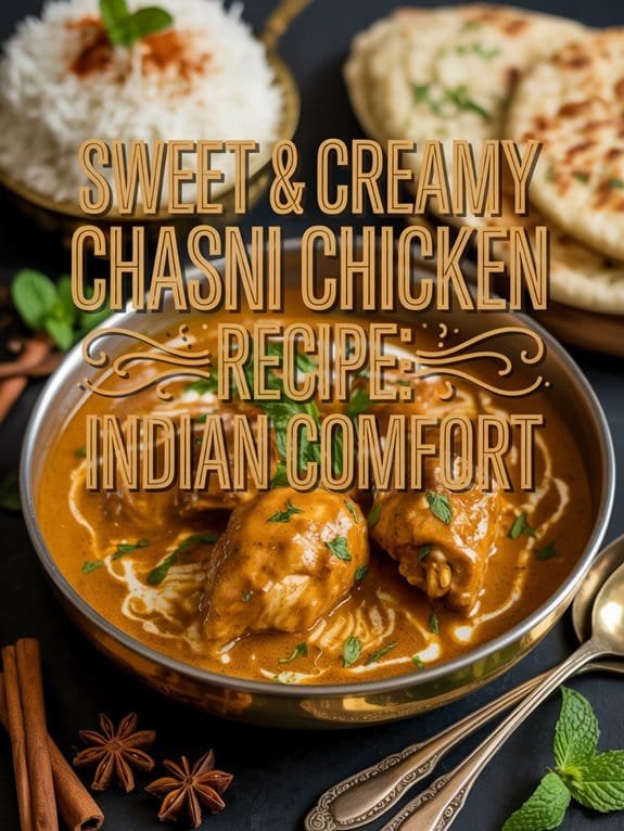 Sweet & Creamy Chasni Chicken Recipe: Indian Comfort - Forks & Figs