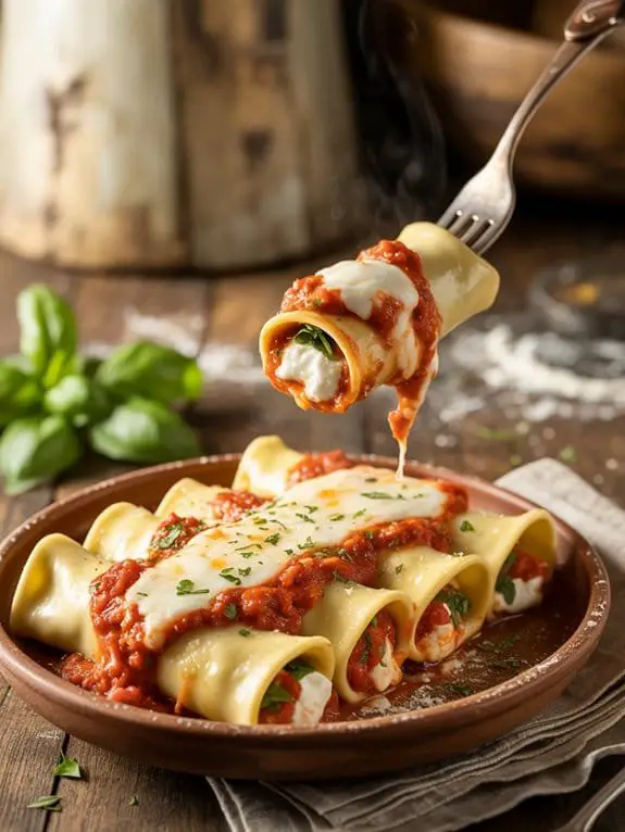 Italian Manicotti Recipe: Homemade Crepe Perfection - Forks & Figs