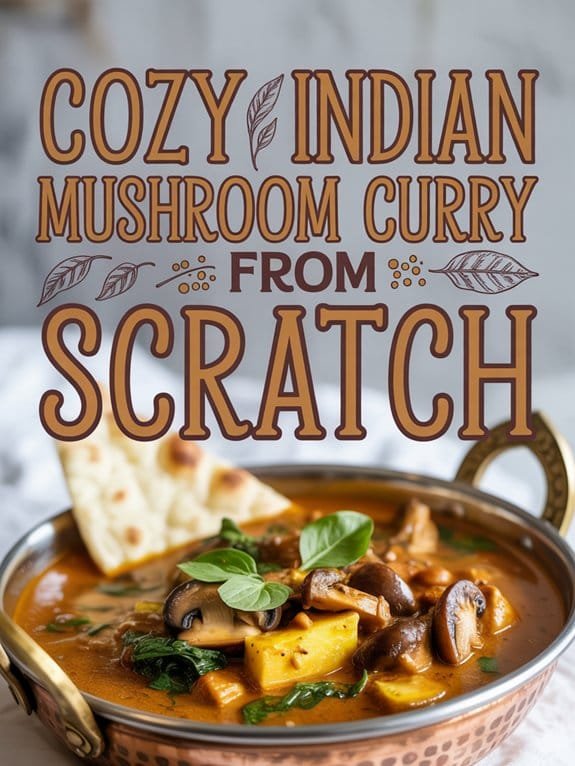 Cozy Indian Mushroom Curry Recipe From Scratch - Forks & Figs