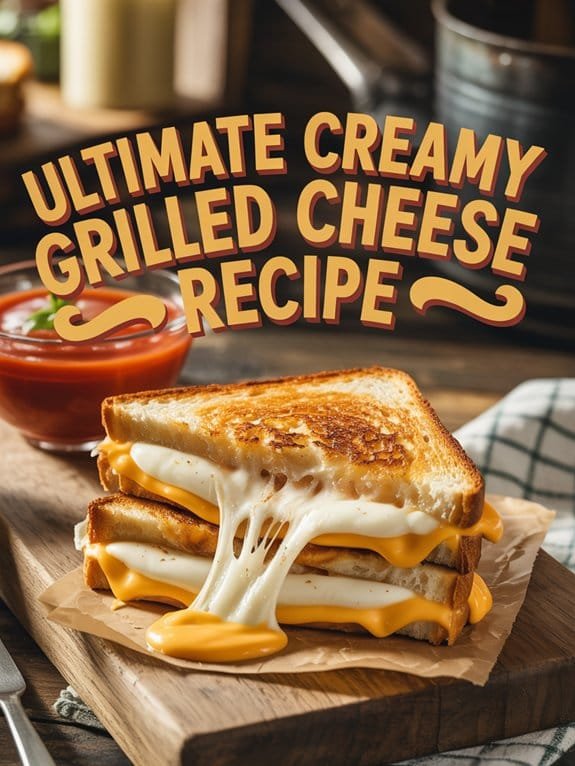 Ultimate Creamy Grilled Cheese Recipe - Forks & Figs