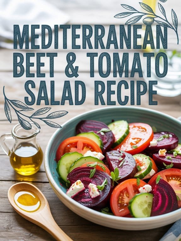 Mediterranean Beet & Tomato Salad Recipe - Forks & Figs